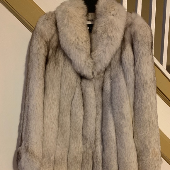 Saga Furs | Jackets & Coats | Saga Blue Fox Fur Jacket Small | Poshmark
